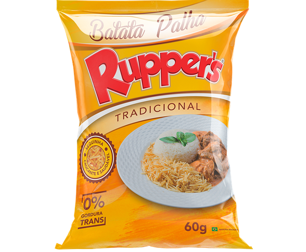Celeiro Supermercado | Batata Palha Ruppers Tradicional 60gr