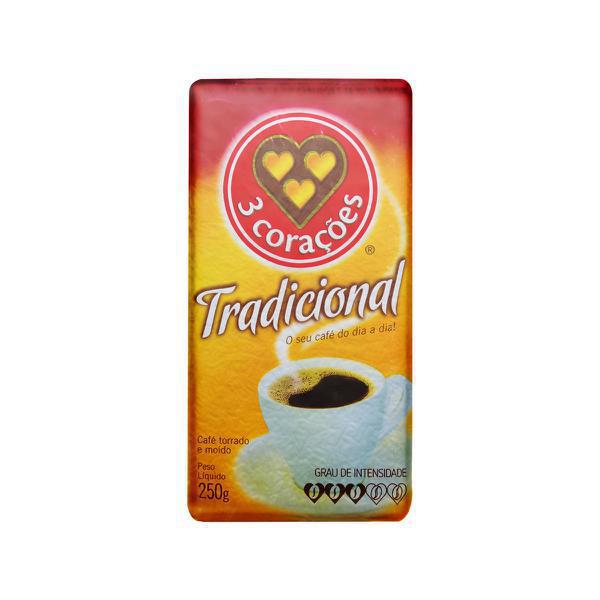 Celeiro Supermercado | Cafe 3 Coracoes Tradicional Vacuo 250gr