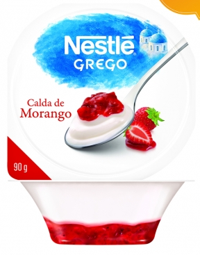 Celeiro Supermercado | Iogurte Nestle Grego Calda Morango 90gr