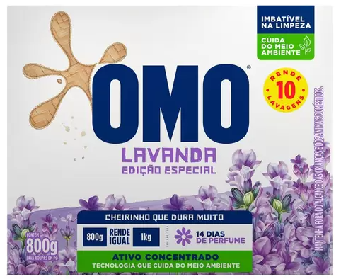 Celeiro Supermercado | Sabao Po Omo Lavanda 800gr
