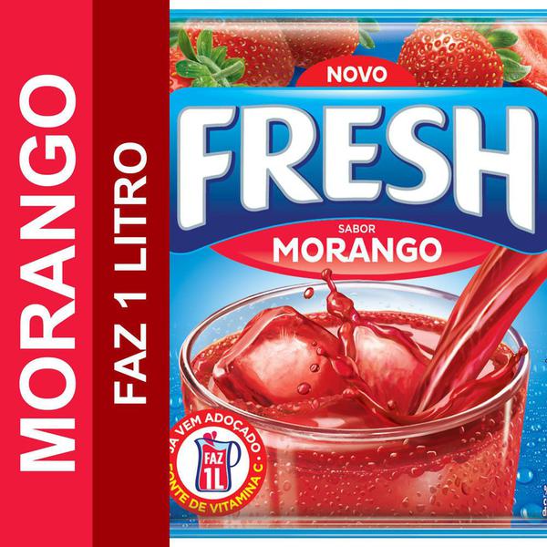 Mercado Bambina | REFRESCO EM PO FRESH MORANGO 10G
