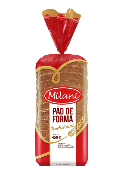 Supermercado Big Oferta | PAO DE FORMA TRADICIONAL MILANI 450G