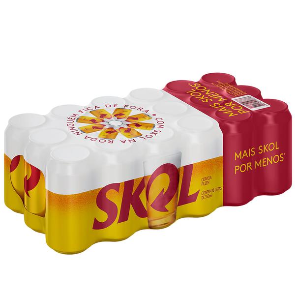 Supermercados Catanio | CERVEJA SKOL LATA 350ML C/18