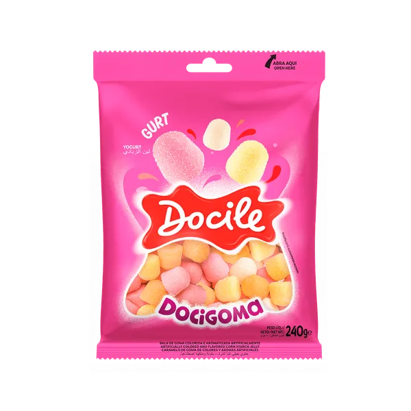 Supermercado Sede I | GOMA DOCILE GURT IOGURTE CREAMY 240G