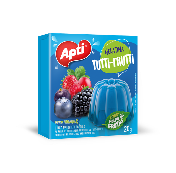 Supermercado Cotrisel | GELATINA APTI TUTTI FRUTTI 20G