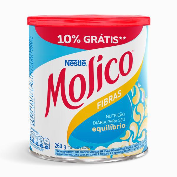 Supermercado Cotrisel | LEITE EM PÓ MOLICO FIBRAS LV 260G PG 234G