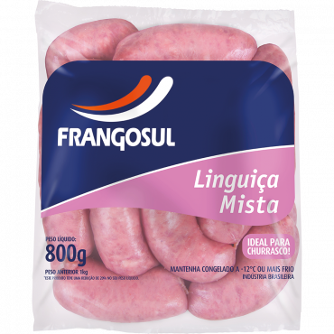 Supermercado Cotrisel | LINGUIÇA MISTA FRANGOSUL CONGELADA 800G