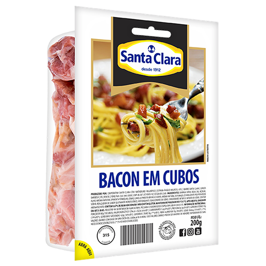 Damian CenterLar | BACON SANTA CLARA CUBOS 200G