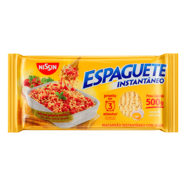 Damian CenterLar | MACARRAO NISSIN ESPAGUETE 500G T3