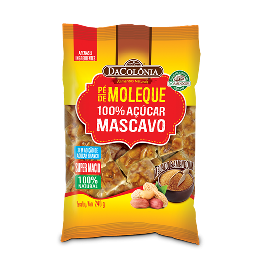 Damian CenterLar | PÉ DE MOLEQUE DACOLONIA MASC/MEL 240G