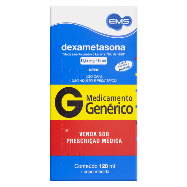 Essencyal Farma | DEXAMETASONA 0,1MG/ML ELIXIR FR 120ML