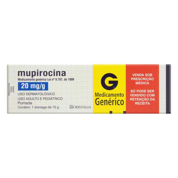 Essencyal Farma | MUPIROCINA 20MG POMADA 15G CRISTALIA