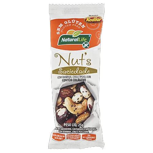 Estrela Supermercados | BARRA DE CEREAL NATURALLIFE NUT`S SACIEDADE 25G