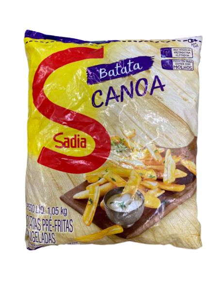 Estrela Supermercados | BATATA CONGELADA SADIA CANOA 1,05 KG