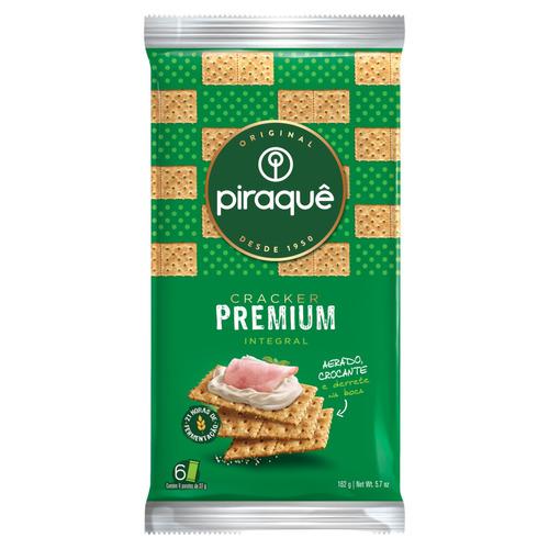 Estrela Supermercados | BISCOITO PIRAQUE CRACKER PREMIUM INTEGRAL 162G