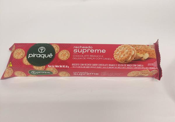 Estrela Supermercados | BISCOITO PIRAQUE RECHEADO SUPREME CHOCOLATE ...