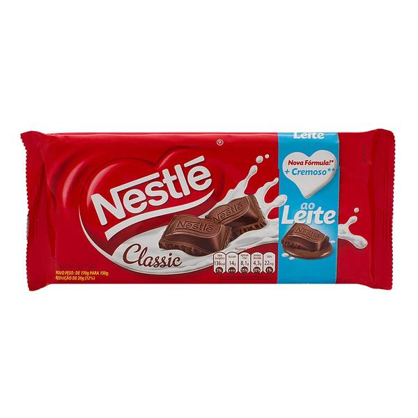 Estrela Supermercados | CHOCOLATE NESTLE CLASSIC AO LEITE 150GR