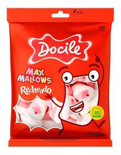 Estrela Supermercados | MARSHMALLOW DOCILE MAXMALLOWS RECHEADO BAUNILHA ...