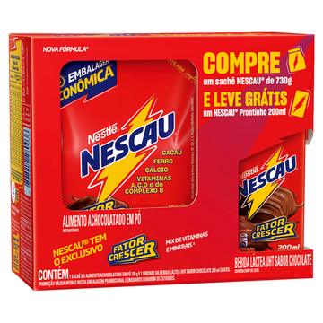 Estrela Supermercados | NESCAU SACHE ACTIVE-GO 730G + NESCAU PRONTINHO ...