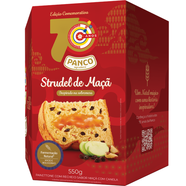 Estrela Supermercados | PANETONE PANCO STRUDEL DE MACA 550G