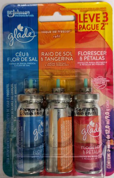 Estrela Supermercados | REFIL GLADE TOQUE 3 FRAGRANCIAS LEVE 3 PAGUE 2 12ML