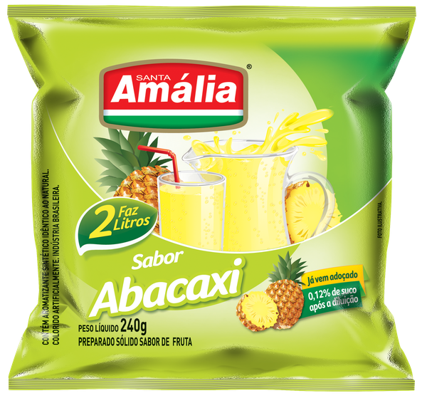 Estrela Supermercados | REFRESCO SANTA AMALIA ABACAXI 240G