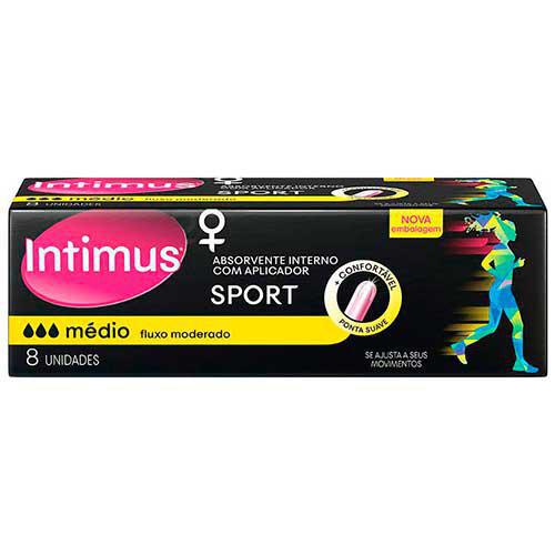 Figura Super | ABSORVENTE INTIMUS INTERNO MEDIO SPORT 8UN
