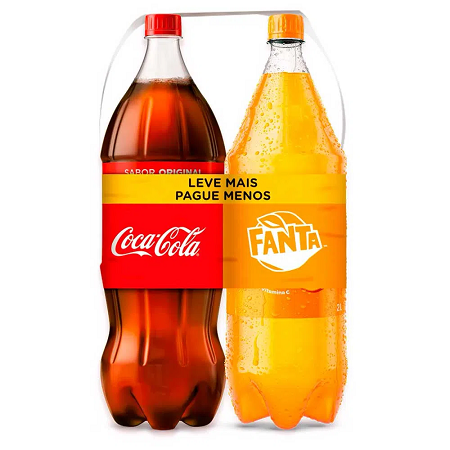 Goiana Gourmet | KIT REFRIG COCA COLA+LARANJA 2L PET