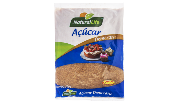 JPavani Macaé Matriz | Açúcar Natural Life Demerara 500g
