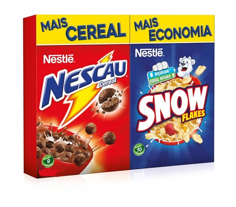 JPavani Macaé Matriz | Kit Nestlé Cereal Nescau 210g Snow Flakes 230g