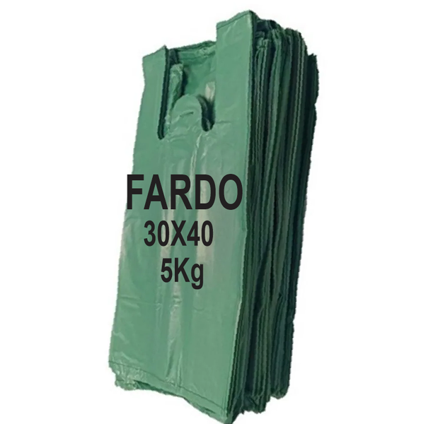 LEO DOCES & CIA | FARDO SACOLA RECICLADA 30X40 5KG
