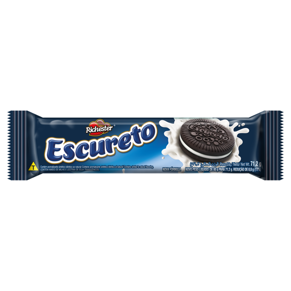 Mercado Junior | BISC. RECHEADO RICHESTER ESCURETO 71,2G