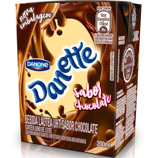 Supermercado Miliozzi | BEBIDA LÁCTEA DANONE 200ML DANETTE CHOCOLATE