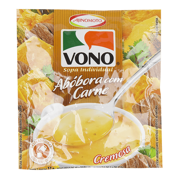 Supermercado Miliozzi | SOPA VONO 17G ABOBORA COM CARNE