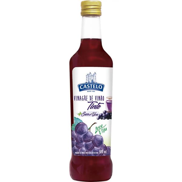 Supermercado Miliozzi | VINAGRE CASTELO 500ML VINHO TINTO