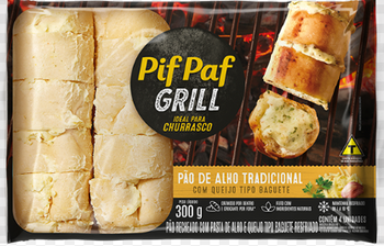 Mumu Laticinios - Cabana | PAO DE ALHO C/ QUEIJO TRAD PIF PAF GRILL 300G 12