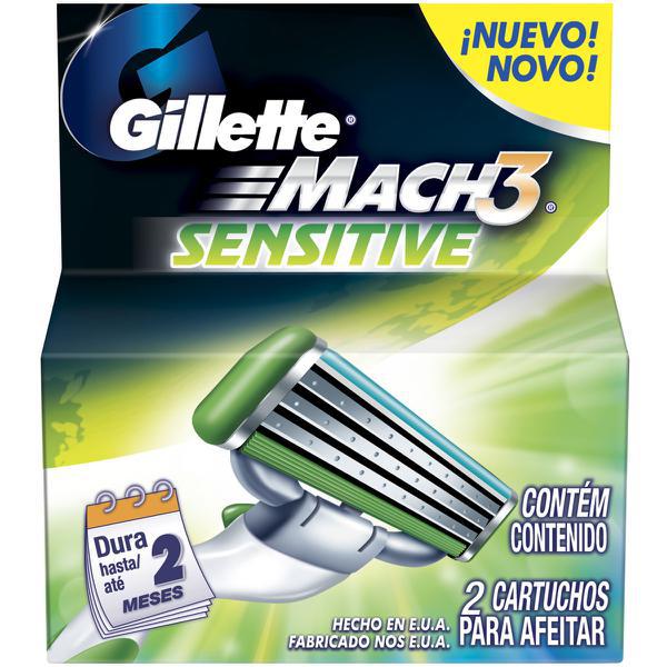 Empório Norte Sul | CARGA GILLETTE MACH3 SENSITIVE C/2