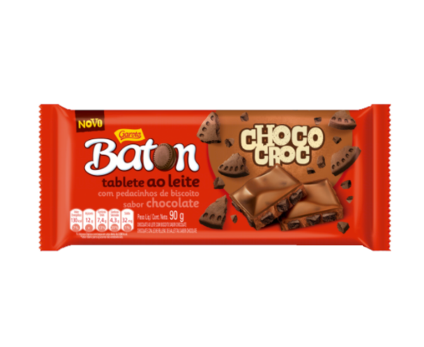 Empório Norte Sul | CHOCOLATE GAROTO BATON 90G CHOCOCROC