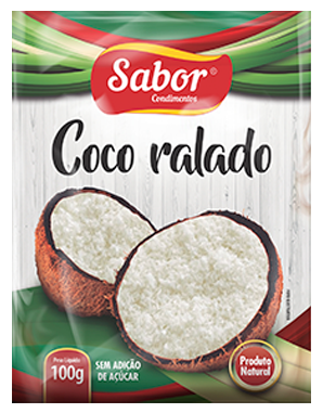 Paxá Supermercados | COCO RALADO SABOR MEDIO SEM AÇUCAR 100G