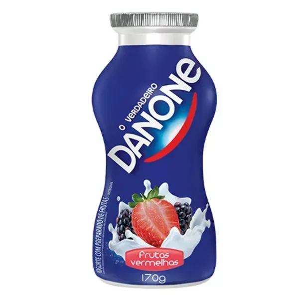Paxá Supermercados | IOGURTE DANONE LIQUIDO MORANGO 170G