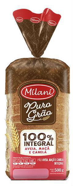 Paxá Supermercados | PAO MILANI PURO GRAO AVEIA/MACA/CANELA 500G