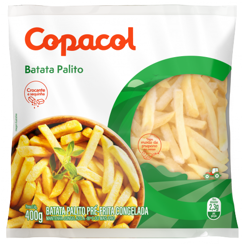 Supermercado Pequeno Mundo | BATATA CONG COPACOL 400G PALITO