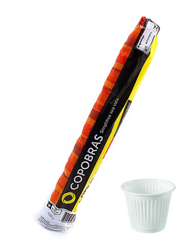 Supermercado Pequeno Mundo | COPO PLAST COPOBRAS 50ML 100X1 CAFE BRAN