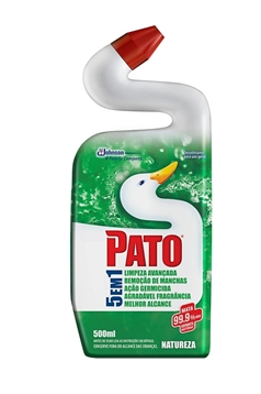 Peruzzo Supermercados - Bagé | LIMPADOR BANHEIRO PATO 5EM1 NAT 500ML