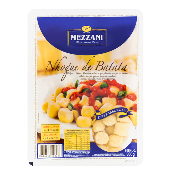 Loja 06 (Av Dos Estudantes) | NHOQUE MEZZANI 500G BATATA
