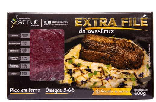 Primato Supermercado | CARNE AVE AVESTRUZ STRUT 400G FILE EXTRA