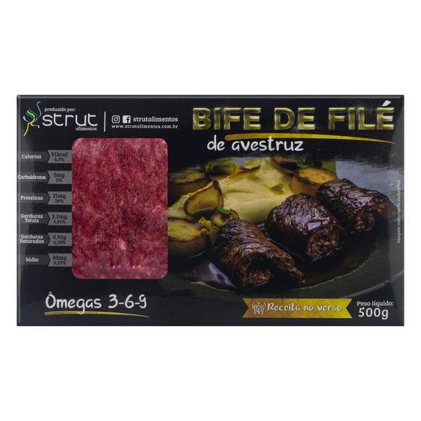 Primato Supermercado | CARNE AVE AVESTRUZ STRUT 500G BIFE DE FILE