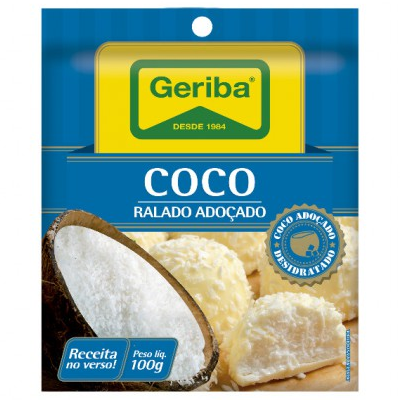Primato Supermercado | COCO RALADO GERIBA 100G ADOCADO