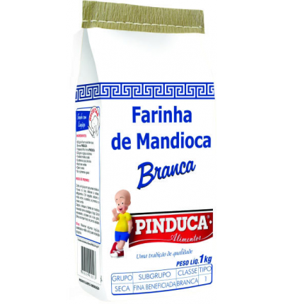 Primato Supermercado | FARINHA MANDIOCA PINDUCA 1KG BRANCA