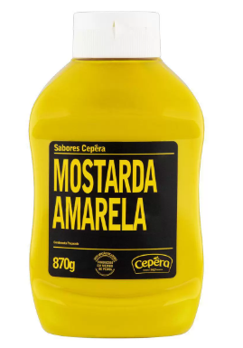 Primato Supermercado | MOSTARDA SABORES CEPERA 870G AMARELA
